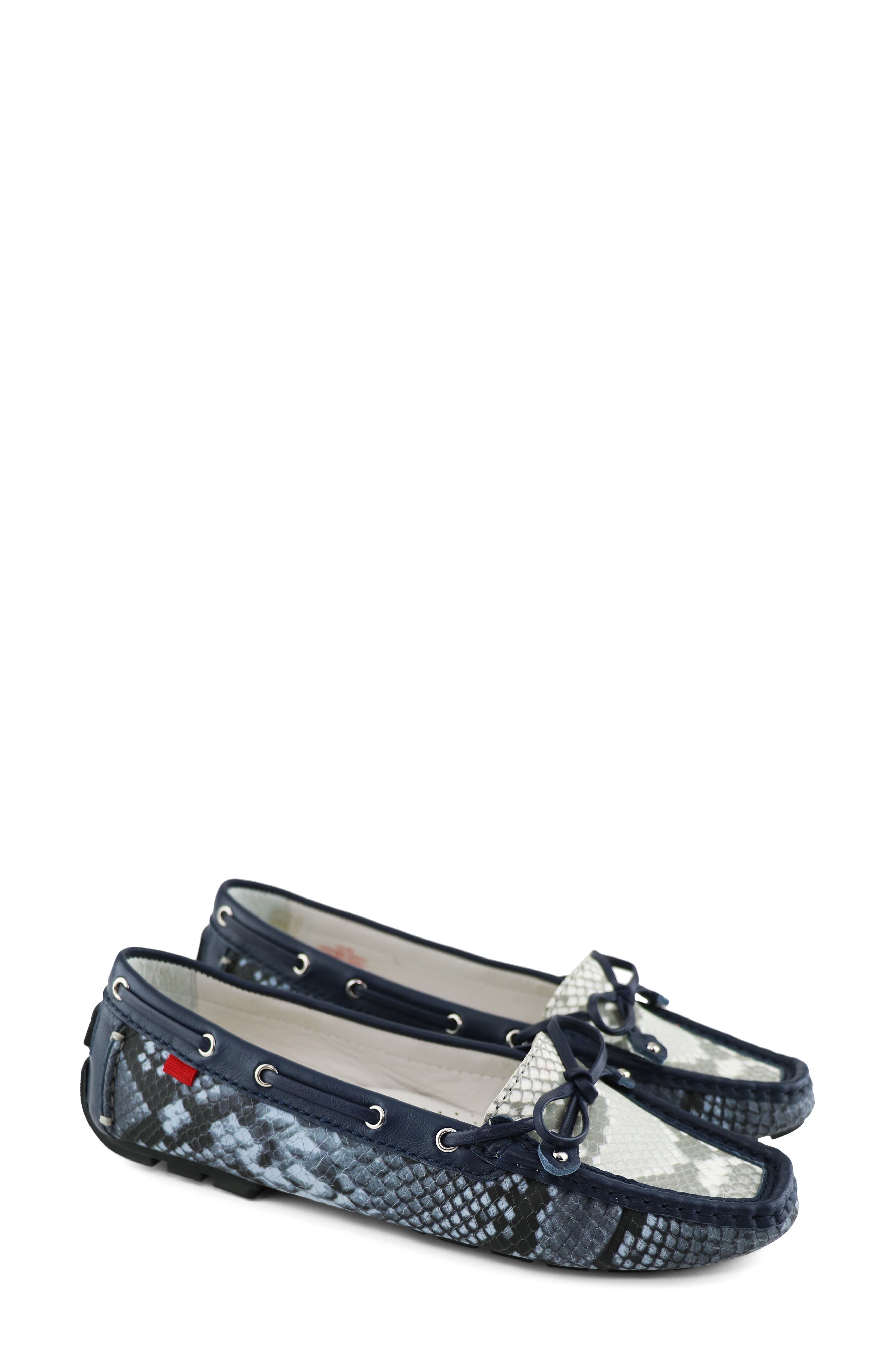 Marc Joseph New York Cypress Hill Snakeskin Embossed Loafer (Women ...