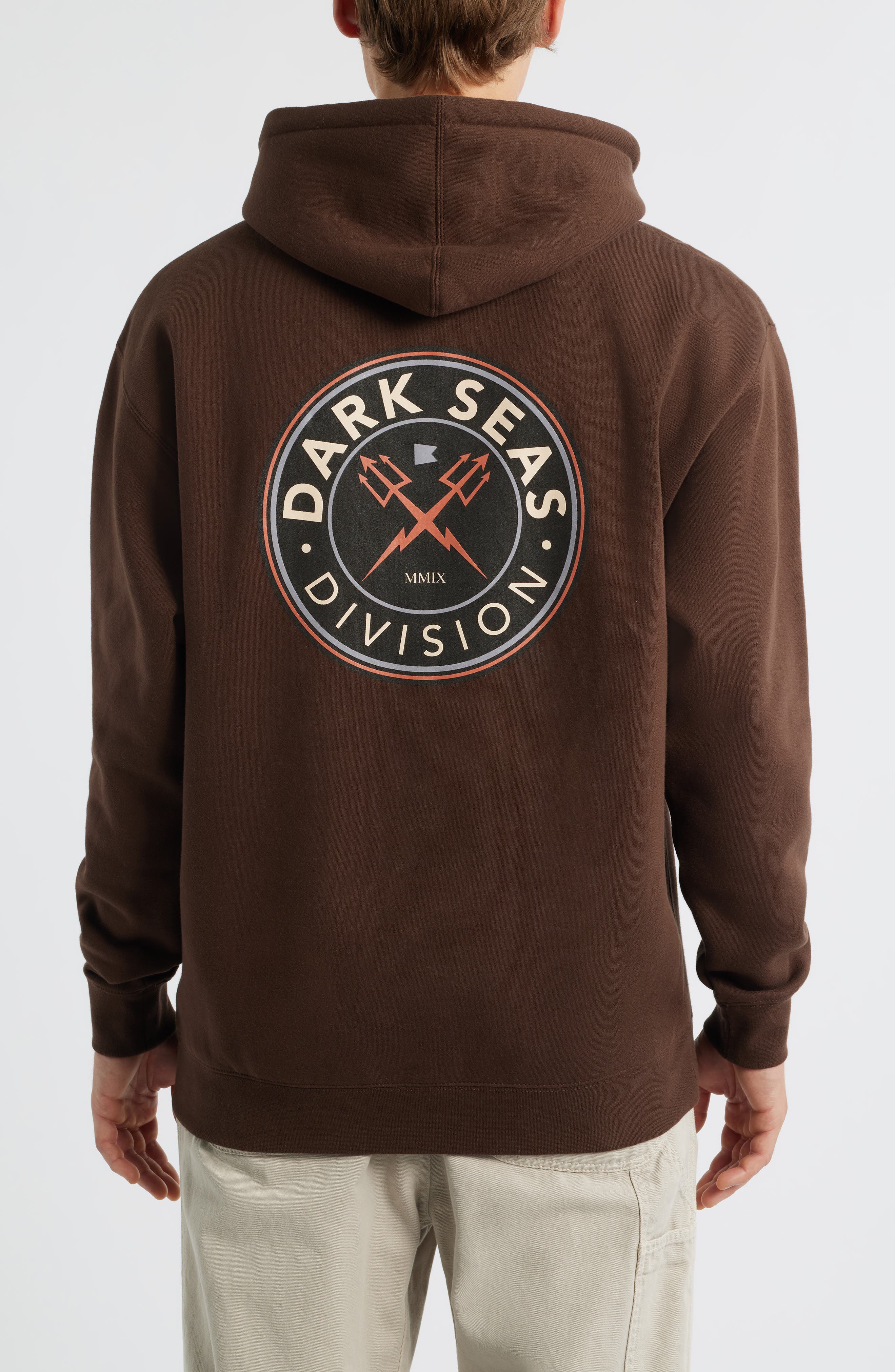 DARK SEAS Time Teller Logo Graphic Fleece Hoodie | Nordstrom