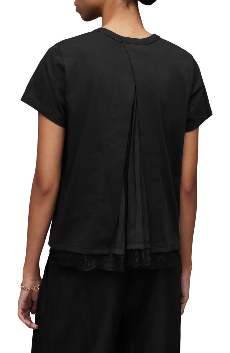 AllSaints Lee Lace Trim T-Shirt | Nordstromrack