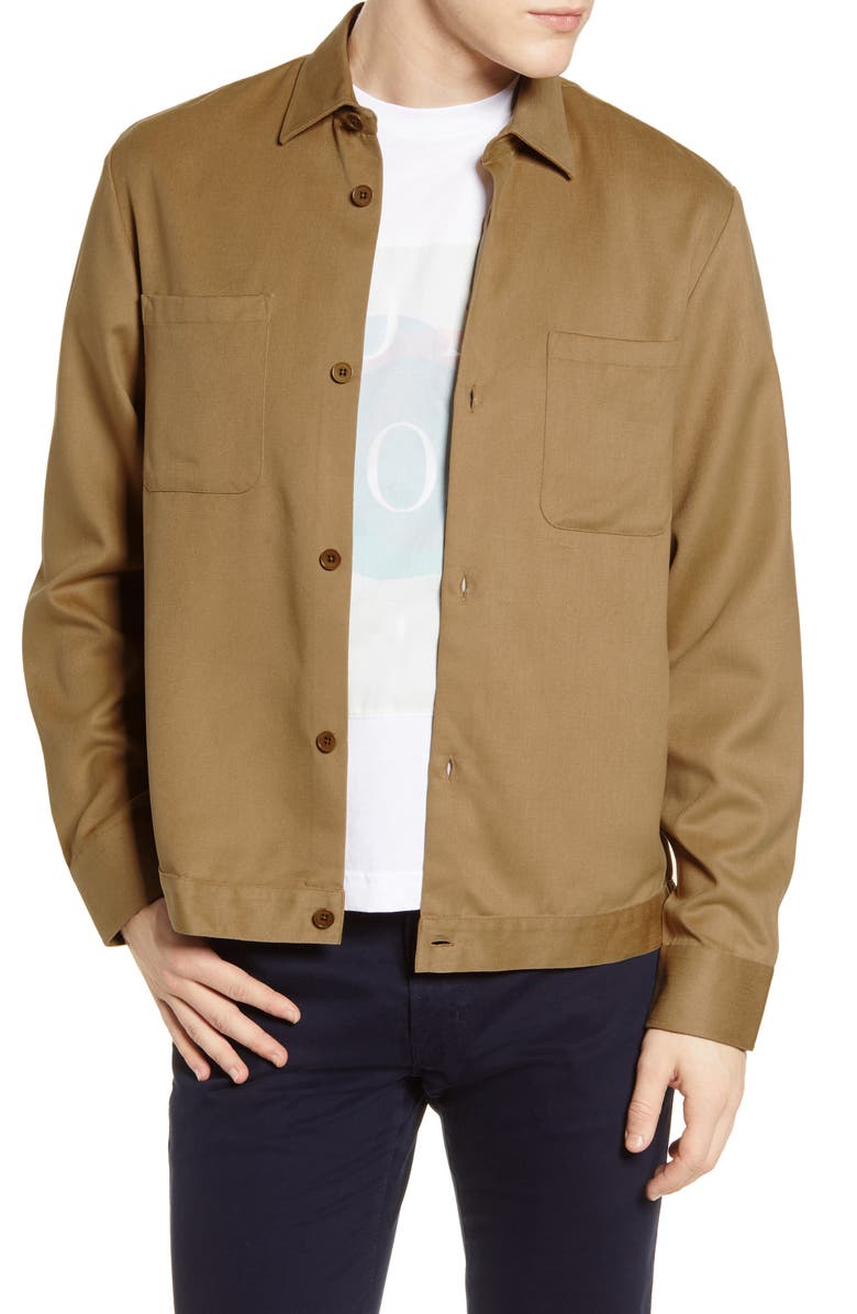 NN07 Drake Twill Shirt Jacket | Nordstromrack