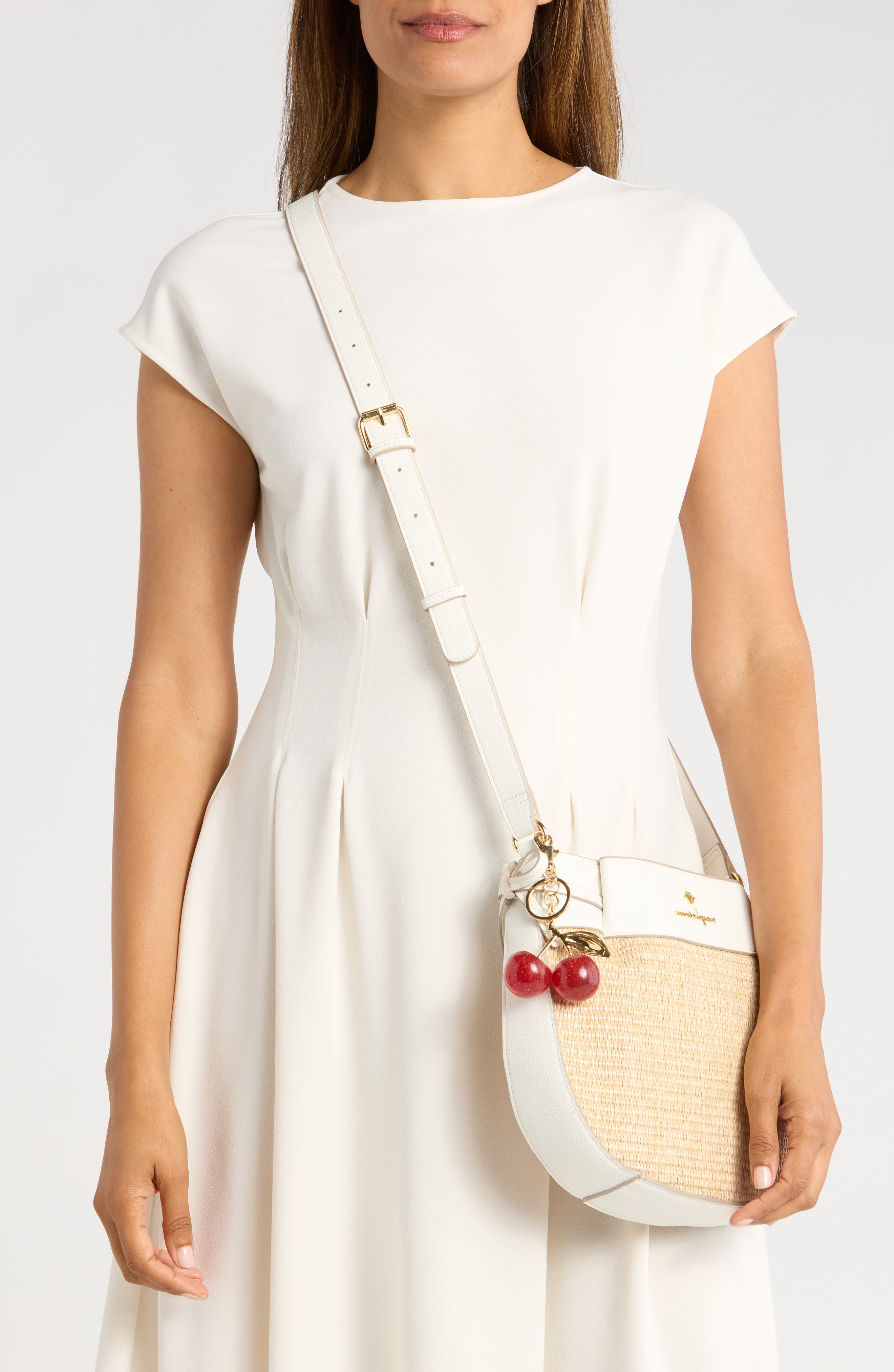 Nanette Lepore Triple Section Straw Crossbody Bag | Nordstromrack