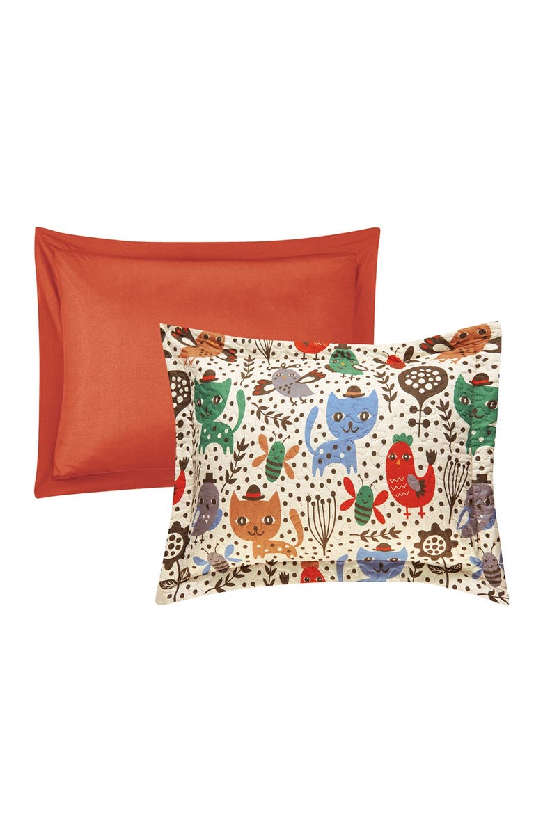 CHIC Twin Pilkington Reversible Cute Animals Quilt Set - Orange ...