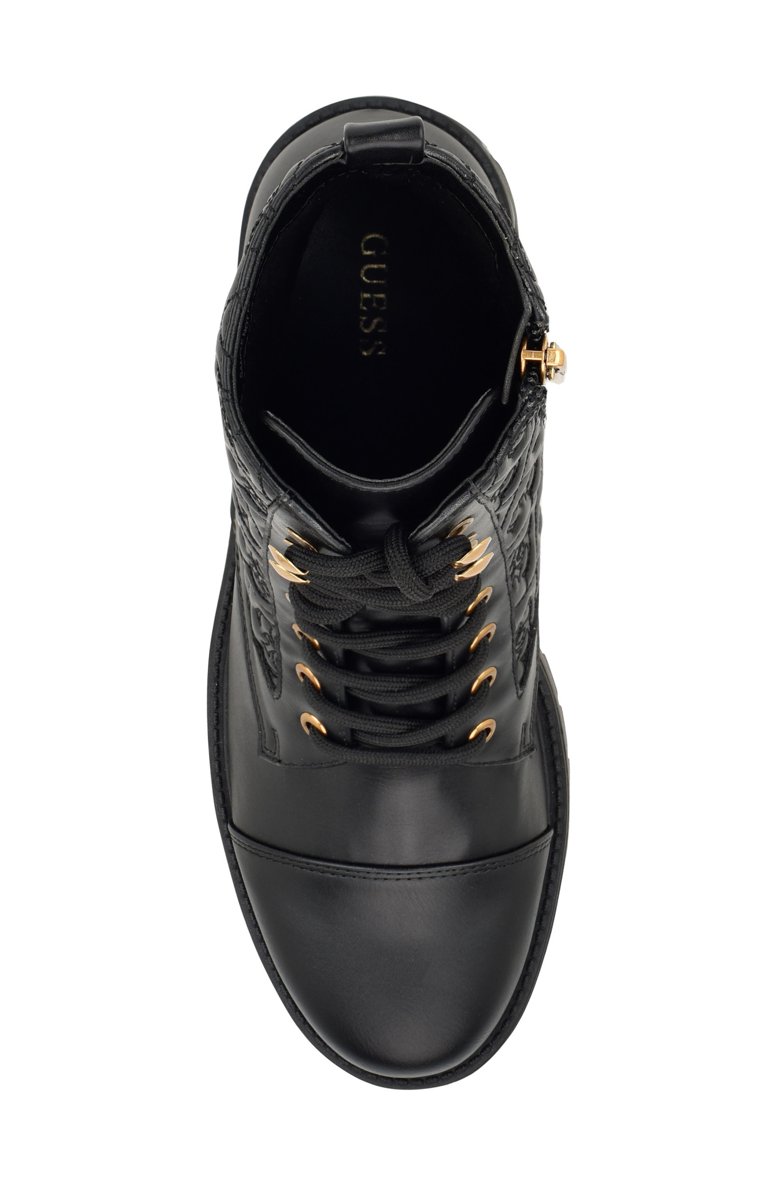 GUESS Waite Quilted Combat Boot (Women) | Nordstrom