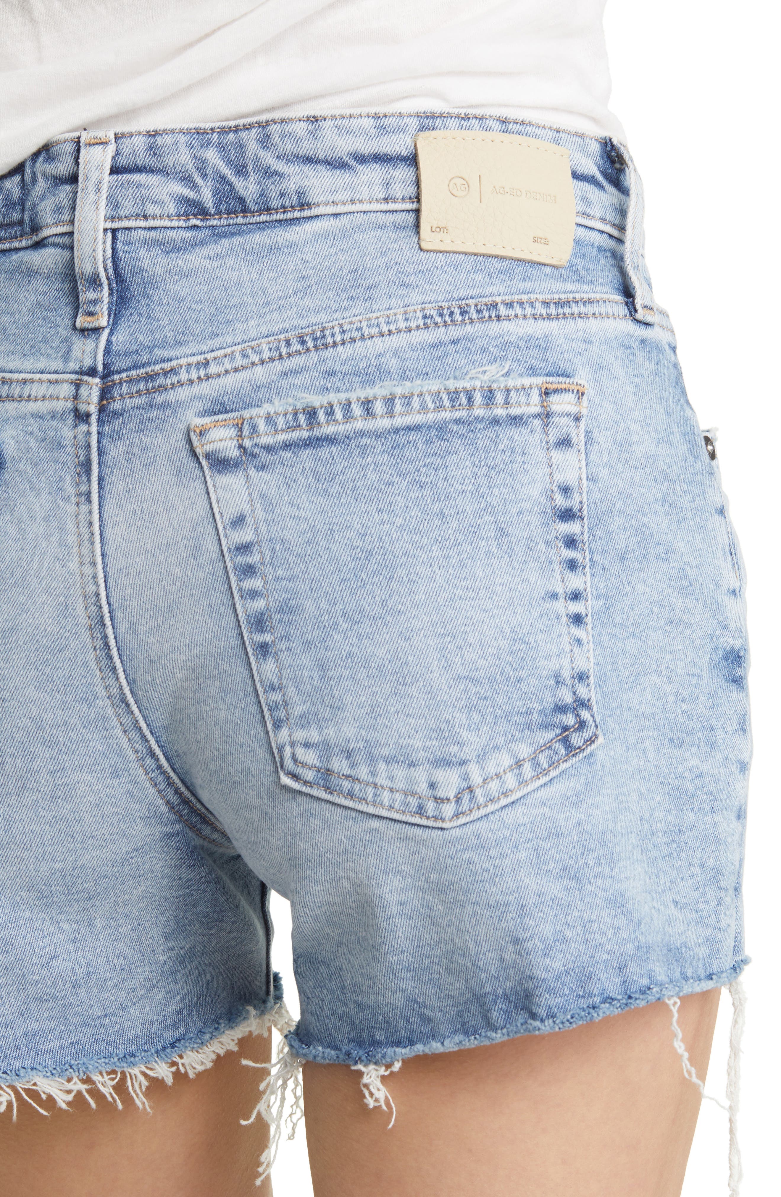 AG Hailey High Waist Cutoff Denim Shorts | Nordstromrack