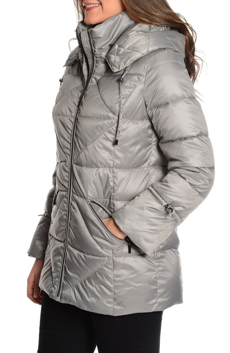 Kensie Water-Resistant Hooded Puffer Jacket | Nordstromrack