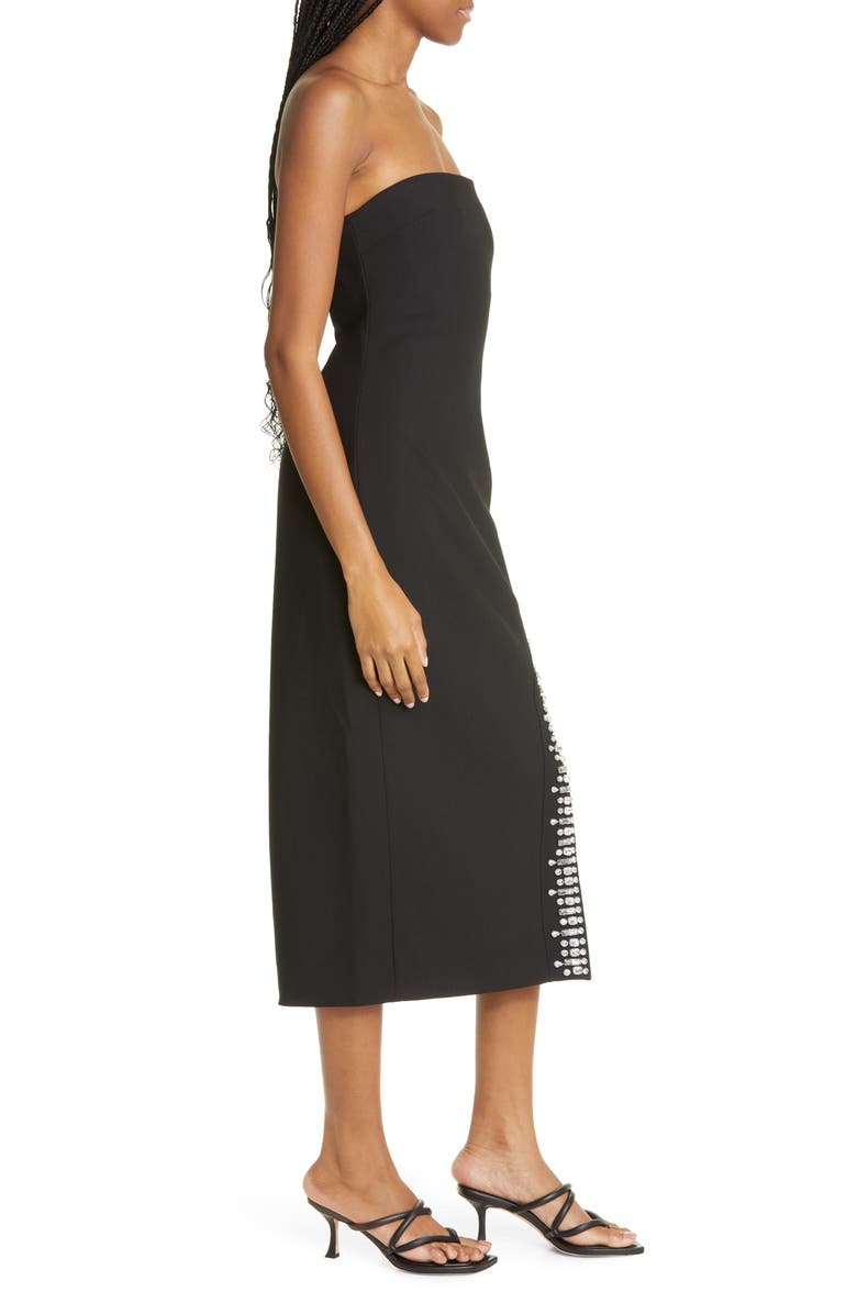Cinq à Sept Sammy Crystal Trim Strapless Cocktail Dress | Nordstromrack