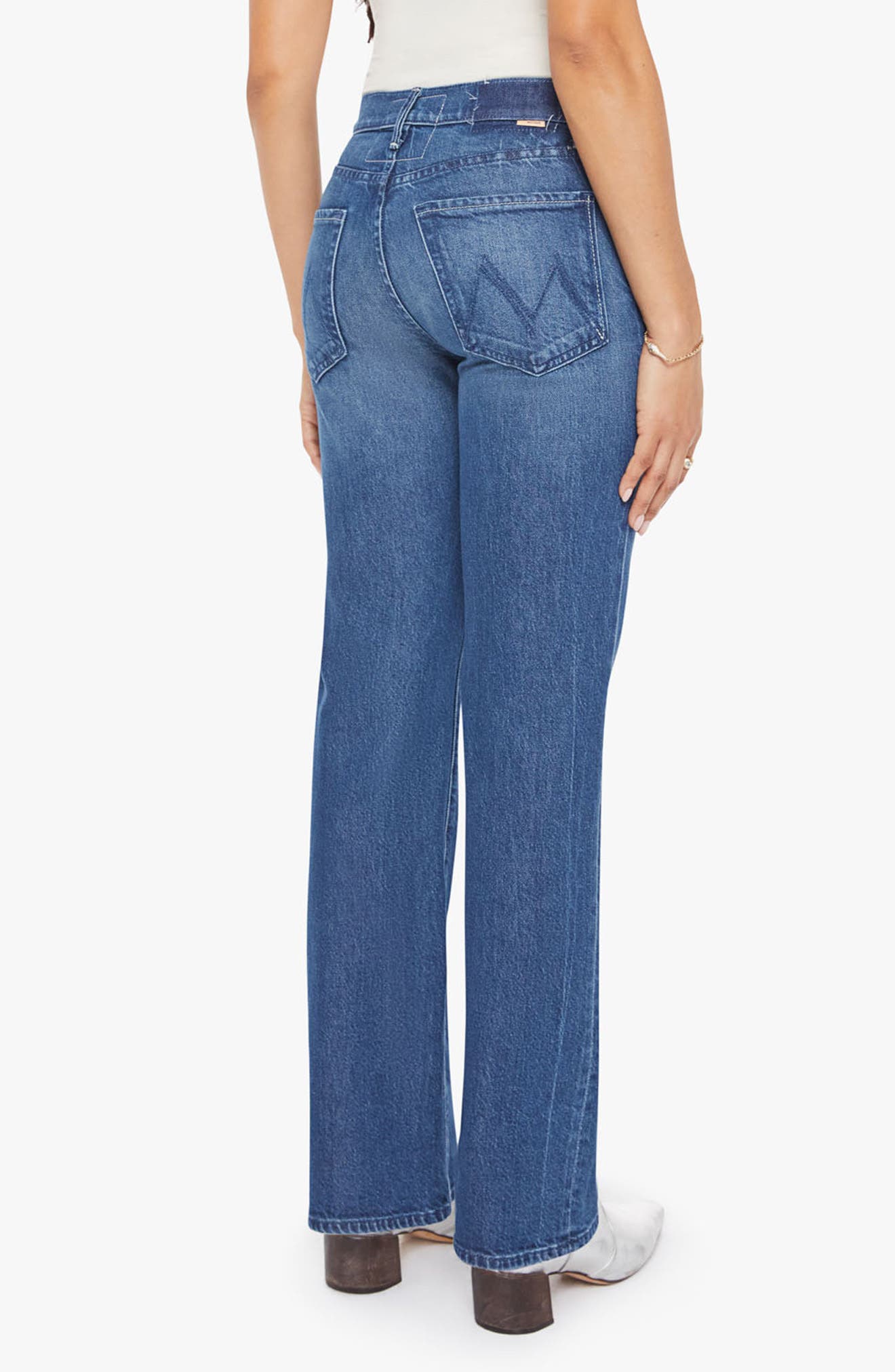 MOTHER Lil' Kick It High Waist Straight Leg Jeans | Nordstrom