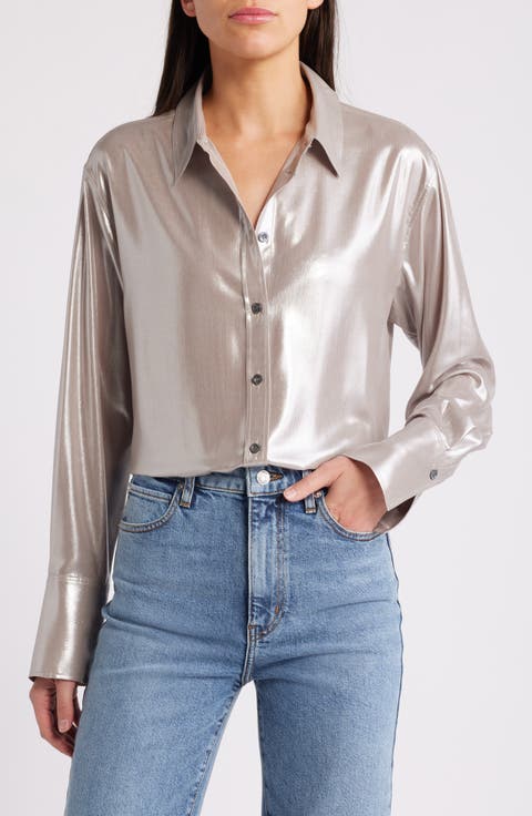 Women's Metallic Tops | Nordstrom