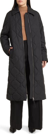 COS Quilted Long Jacket | Nordstrom
