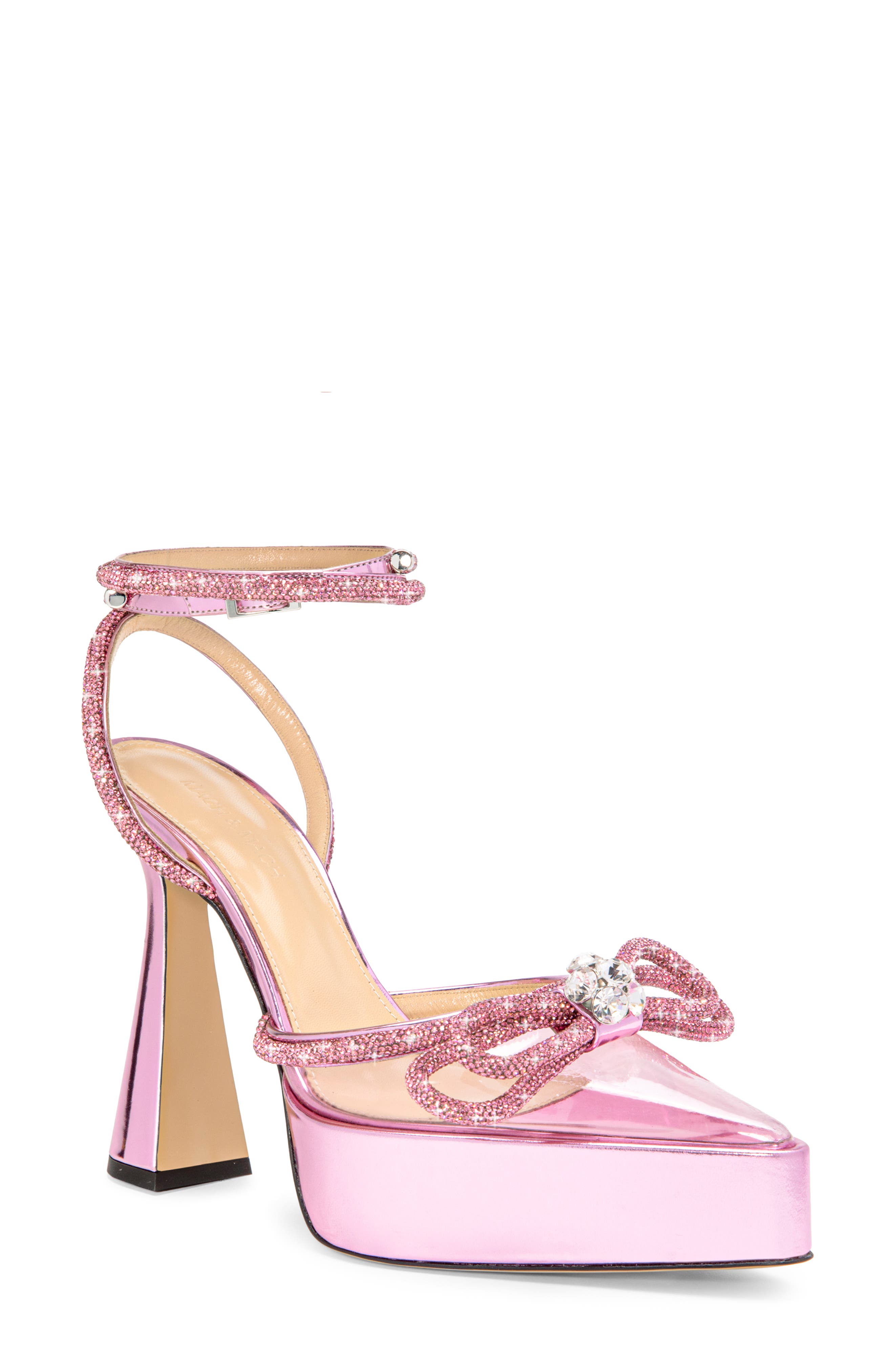 Mach & Mach Double Bow Platform Pump (Women) | Nordstromrack