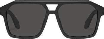 QUAY Soundcheck 57mm Polarized Aviator Sunglasses | Nordstrom