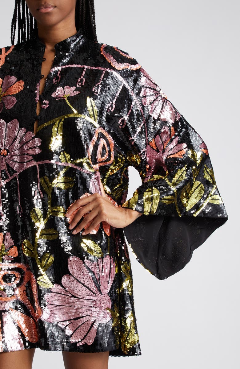 La Vie Style House Sequin Floral Caftan | Nordstromrack