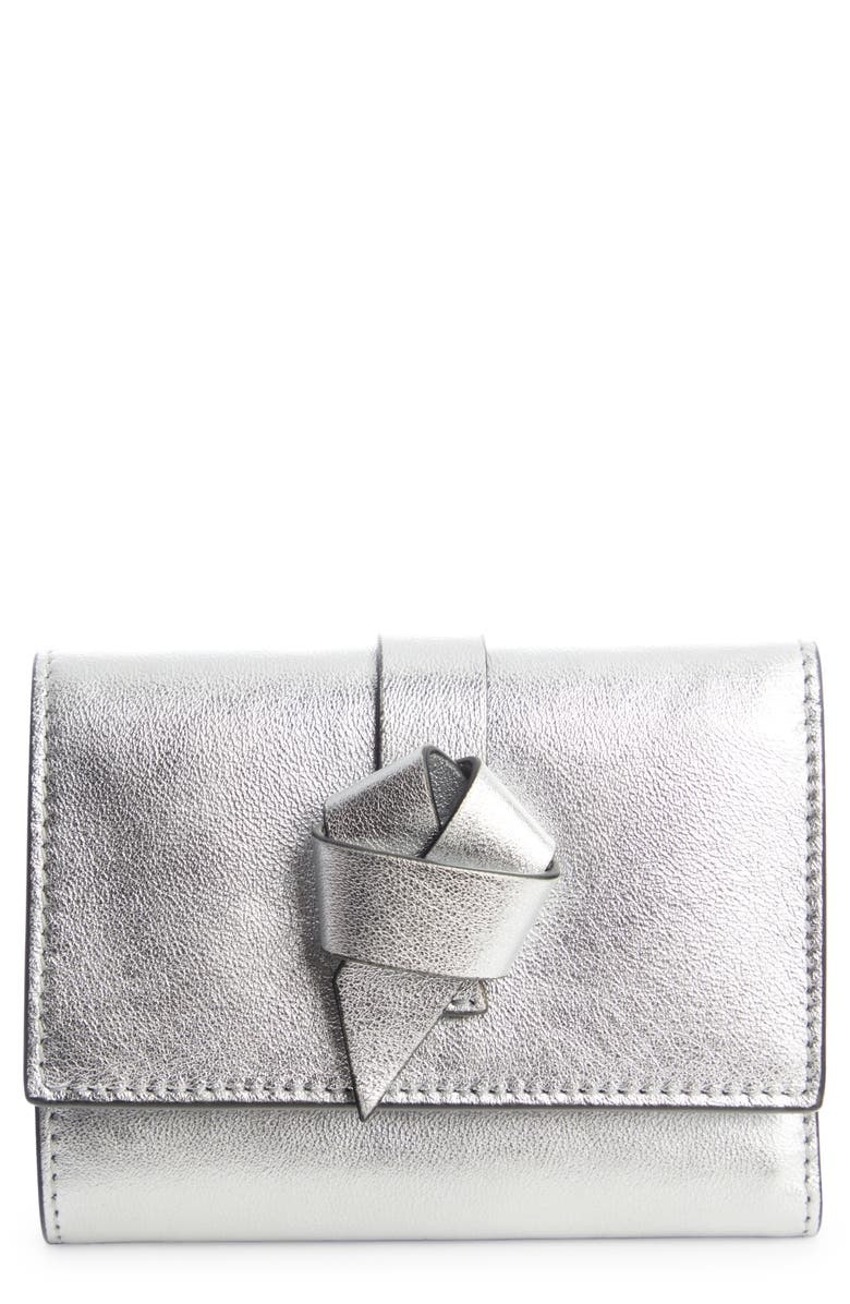Acne Studios Musubi Metallic Trifold Wallet | Nordstromrack