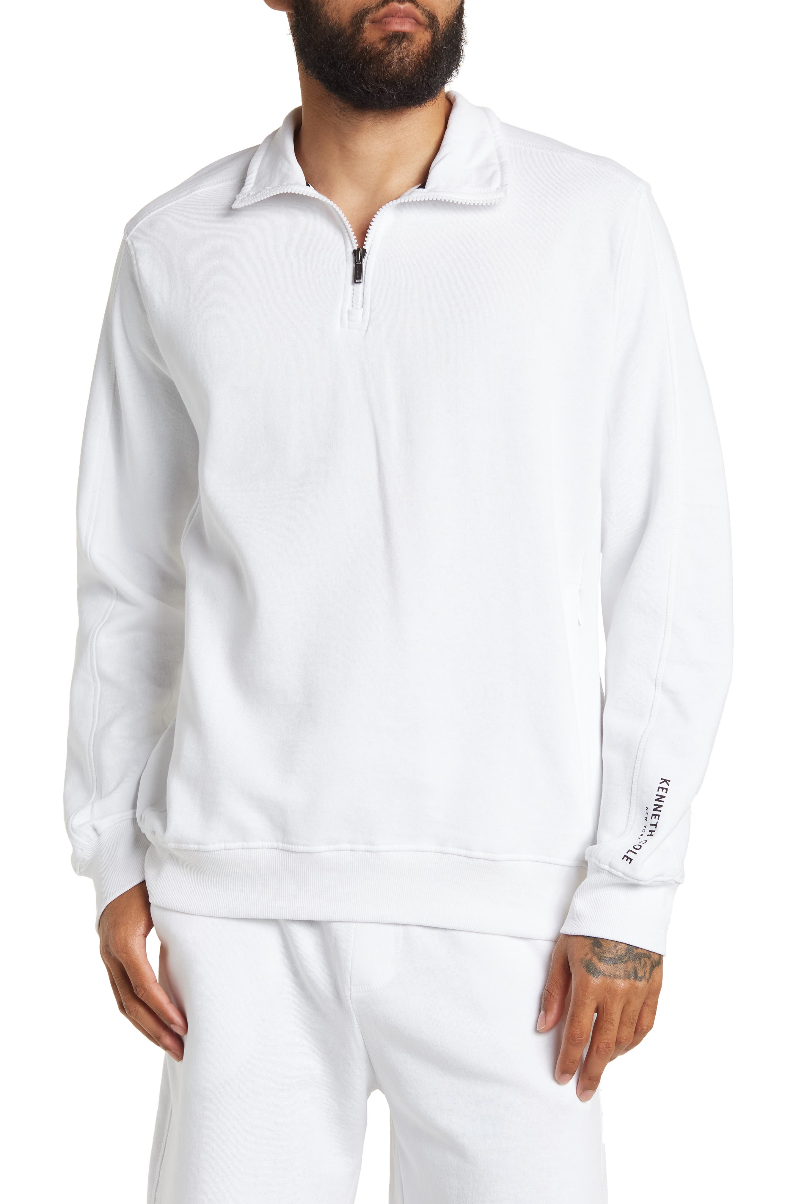 Kenneth Cole Half Zip Welt Pocket Sweatshirt | Nordstromrack