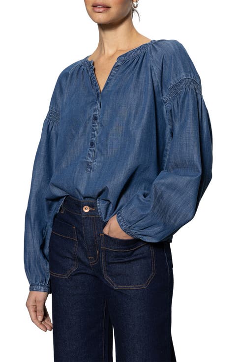 Women's Denim Tops | Nordstrom