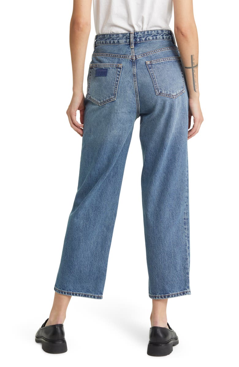 Ganni Misy Organic Cotton Wide Leg Jeans | Nordstromrack