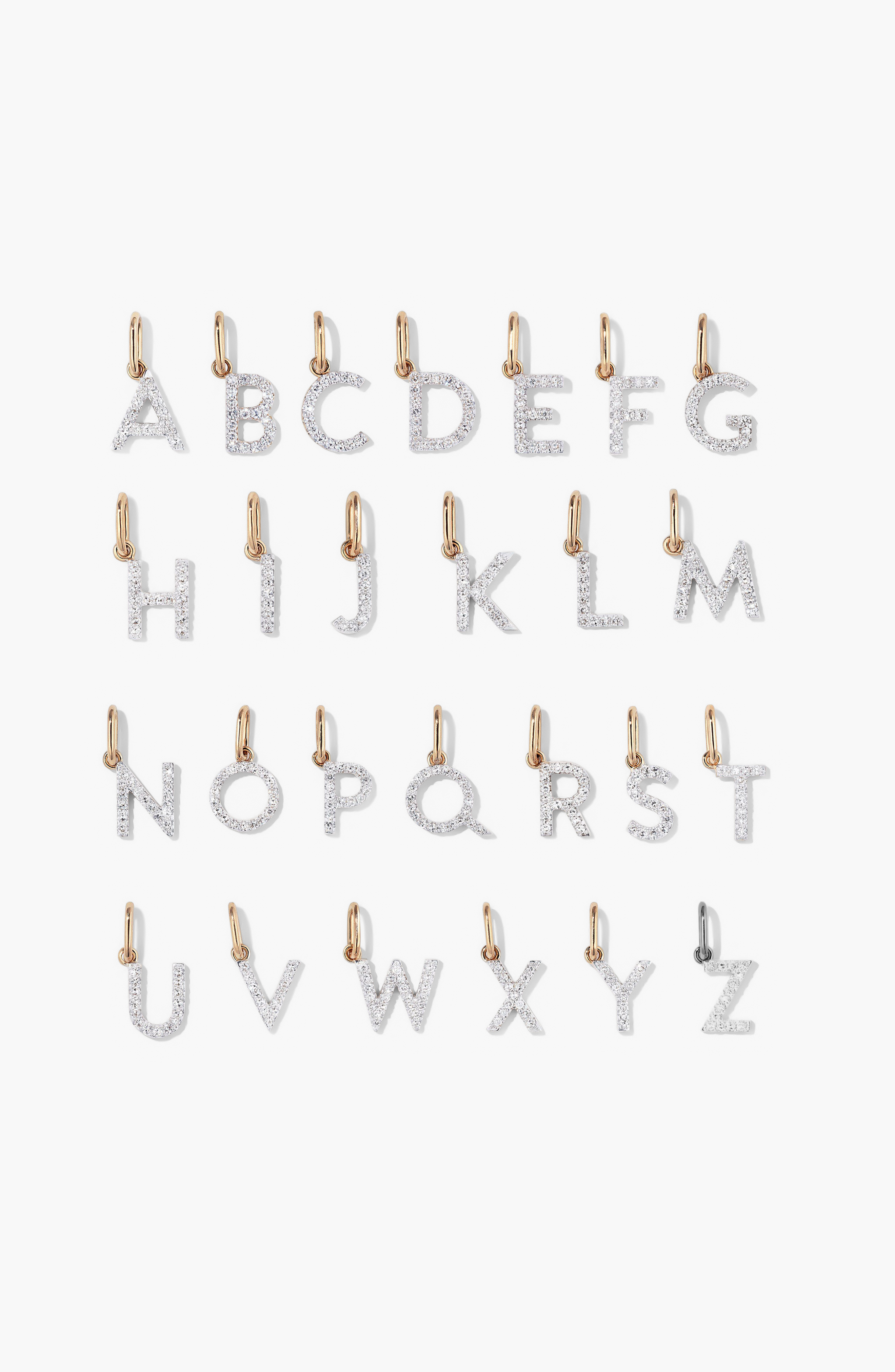 MEJURI Diamond Letter Charm | Nordstrom