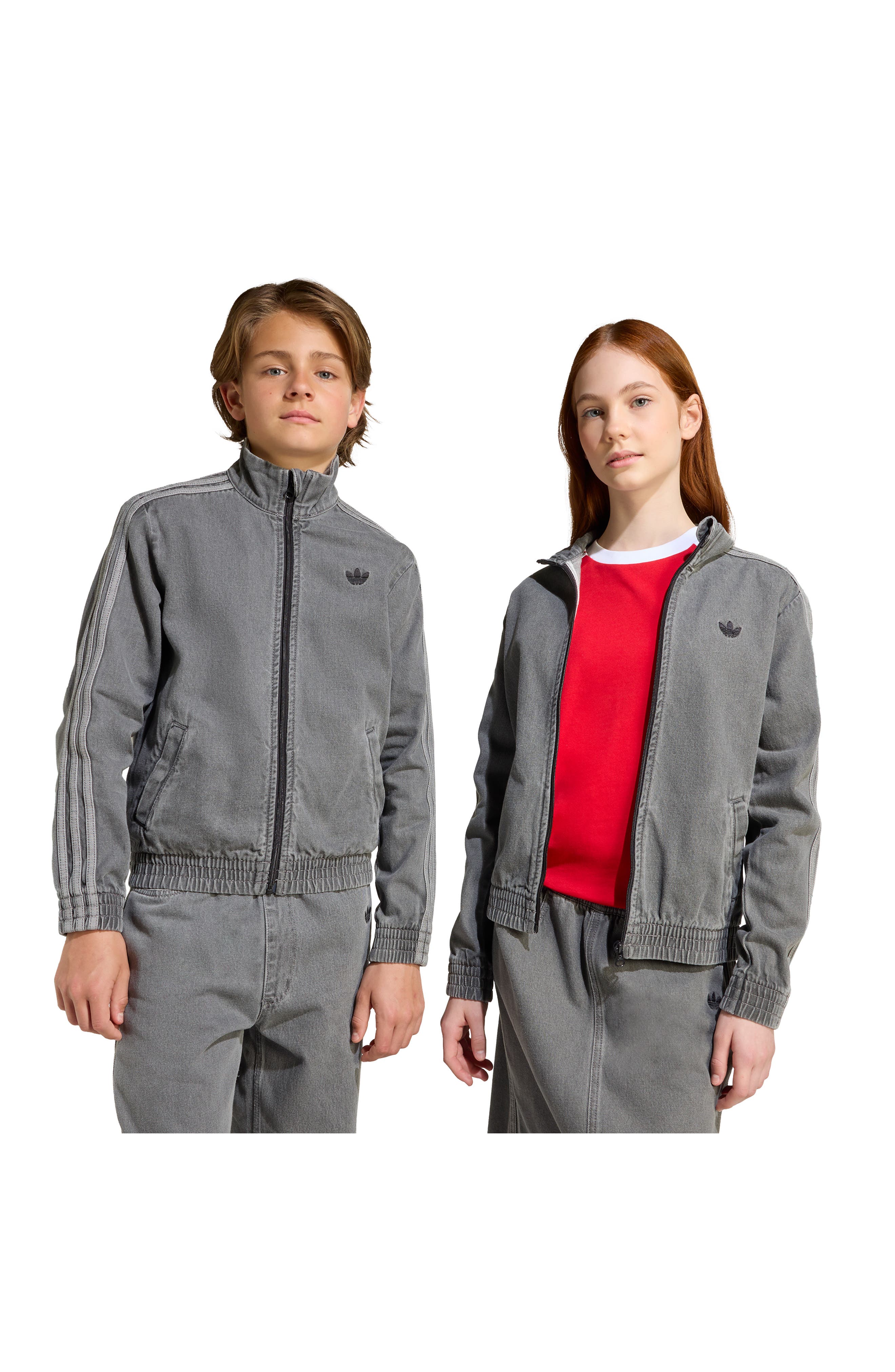 adidas Kids' Firebird Denim Track Jacket | Nordstrom