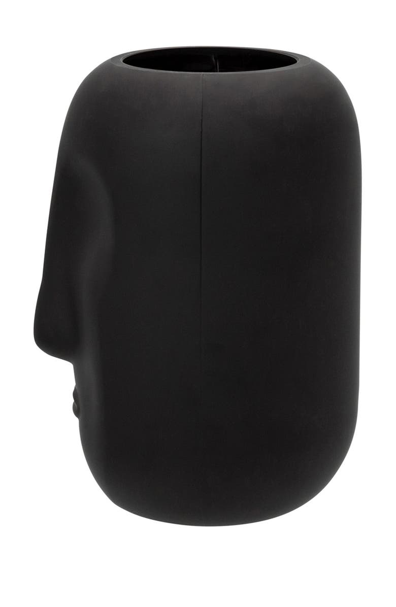 SAGEBROOK HOME Black Glass 10" Face Vase | Nordstromrack