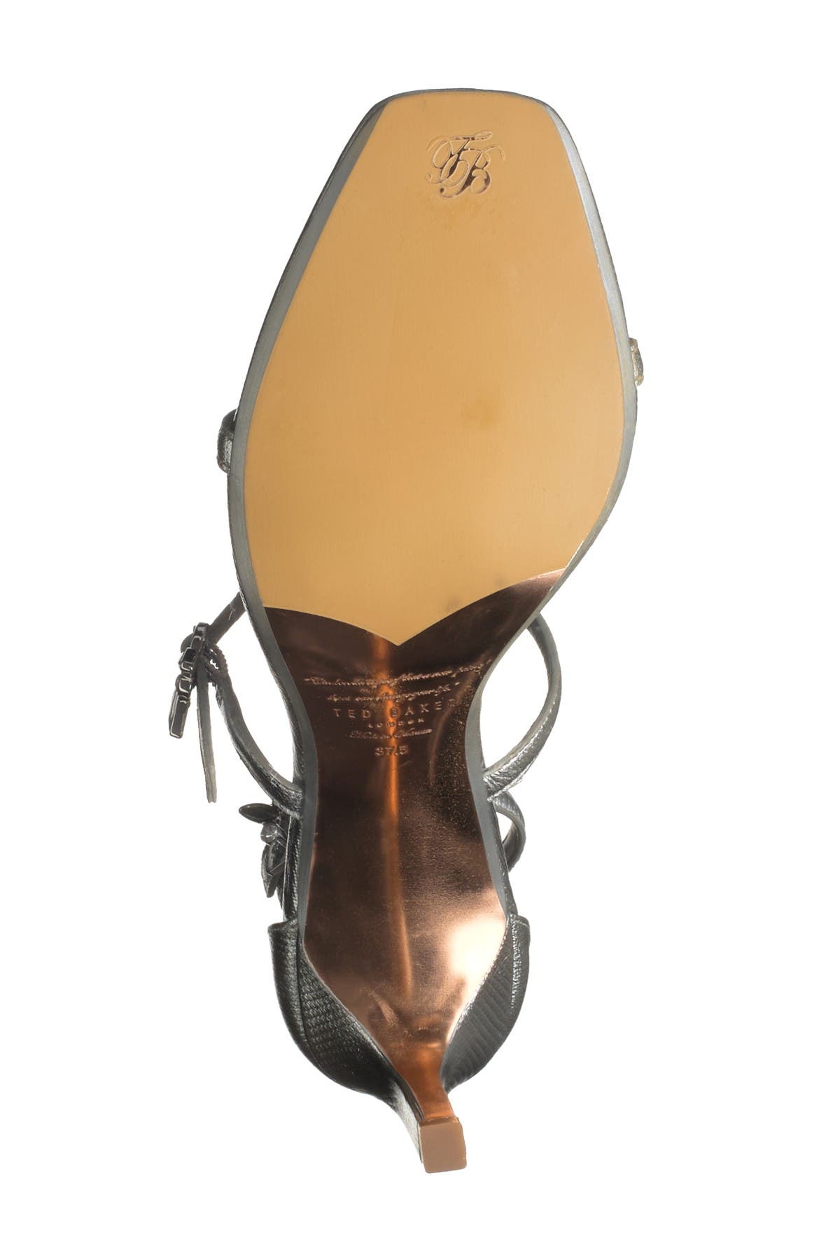 Ted Baker London Lanoral Metallic Triple Strap Sandal | Nordstromrack