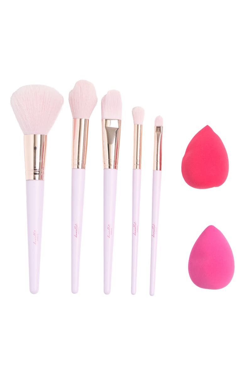 DANIELLE 7-Piece Makeup Brush & Blending Sponge Set | Nordstromrack