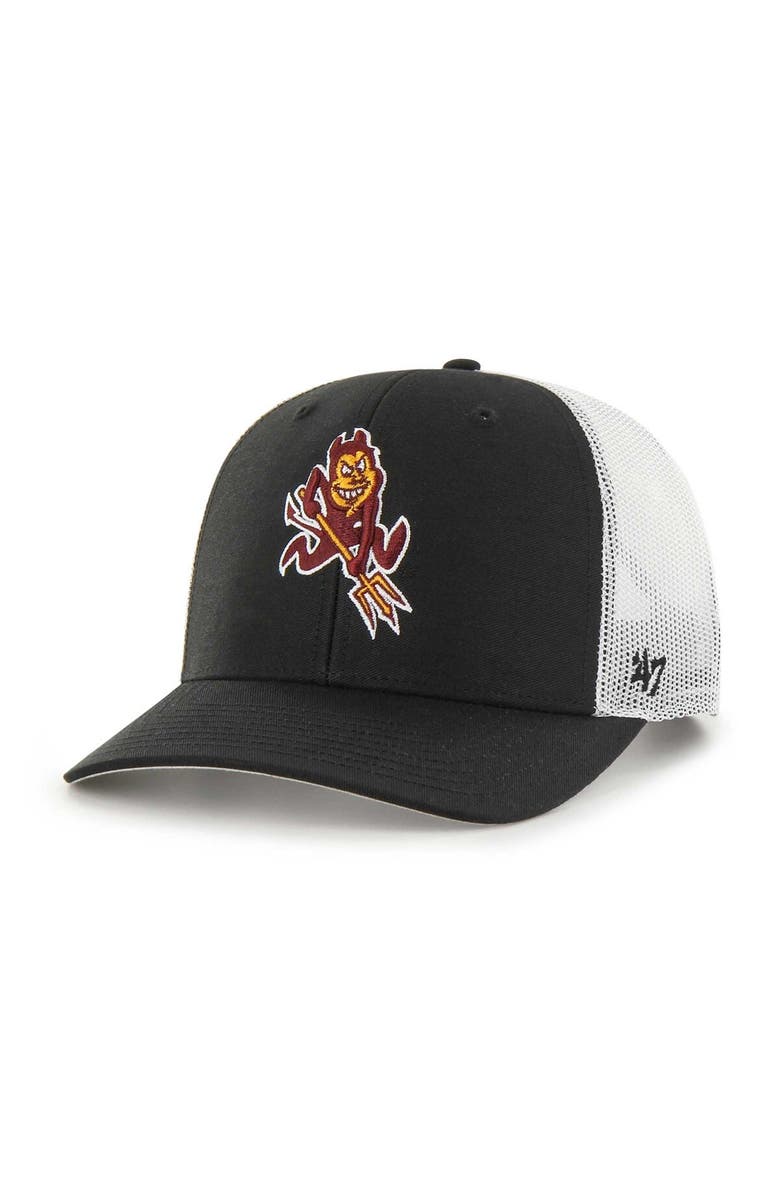 '47 Men's '47 Black Arizona State Sun Devils Trucker Adjustable Hat ...