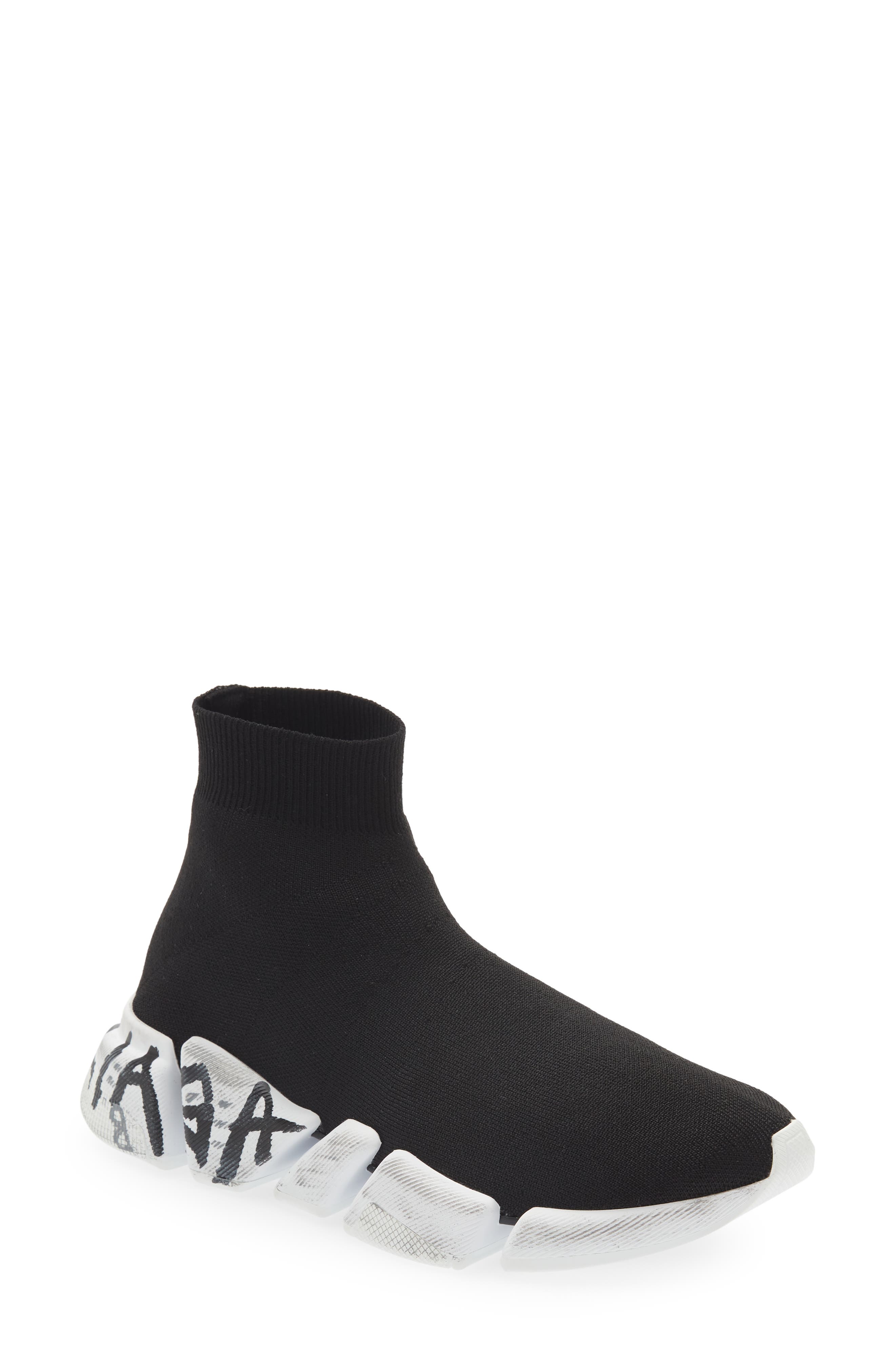Balenciaga Speed 2.0 Graffiti Recycled Knit Sock Sneaker (Women ...