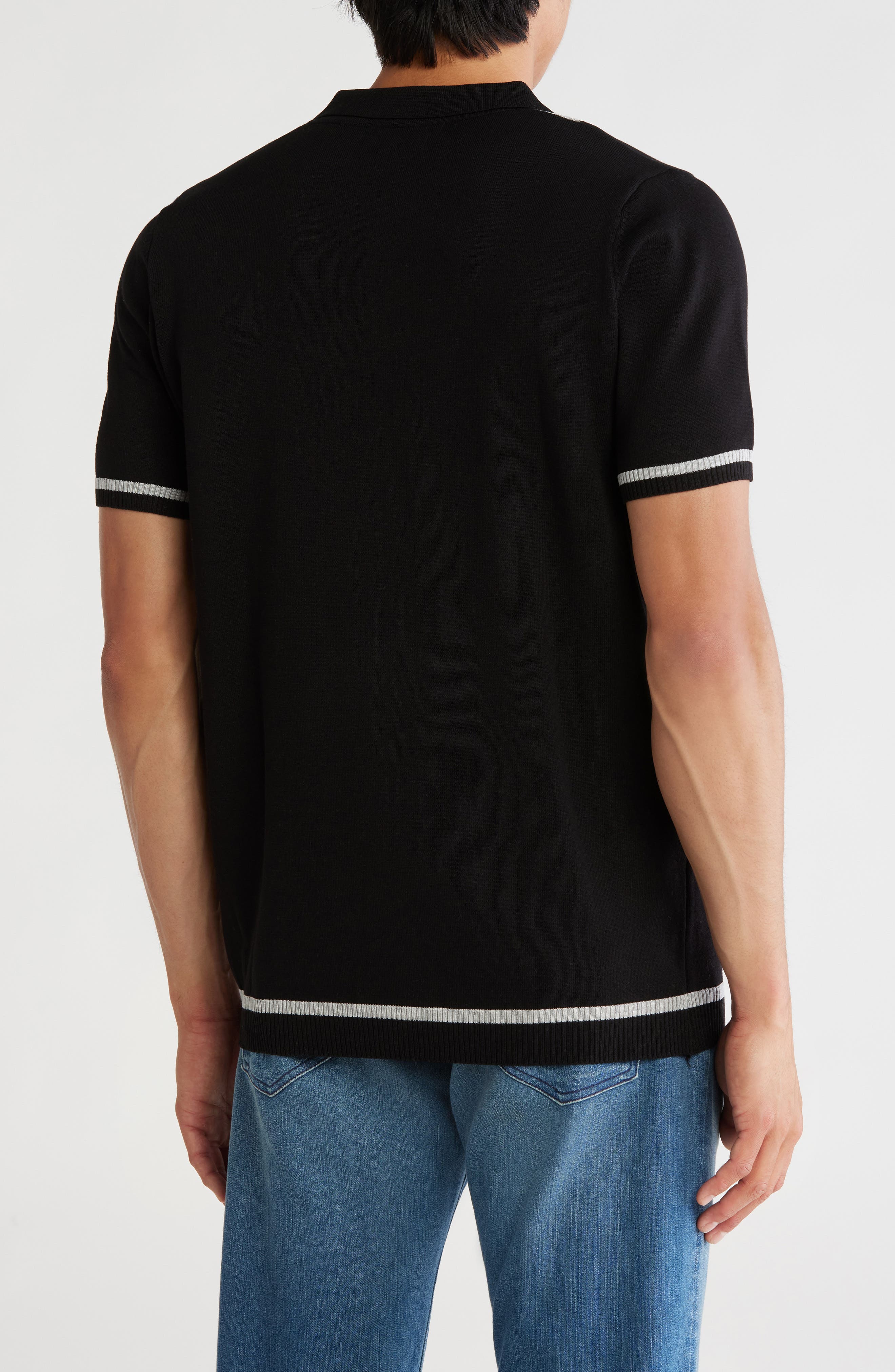 T.R. PREMIUM Colorblock Sweater Knit Polo | Nordstromrack