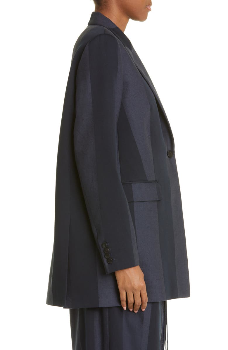 PARTOW Percy Stripe Cotton & Linen Jacket | Nordstromrack