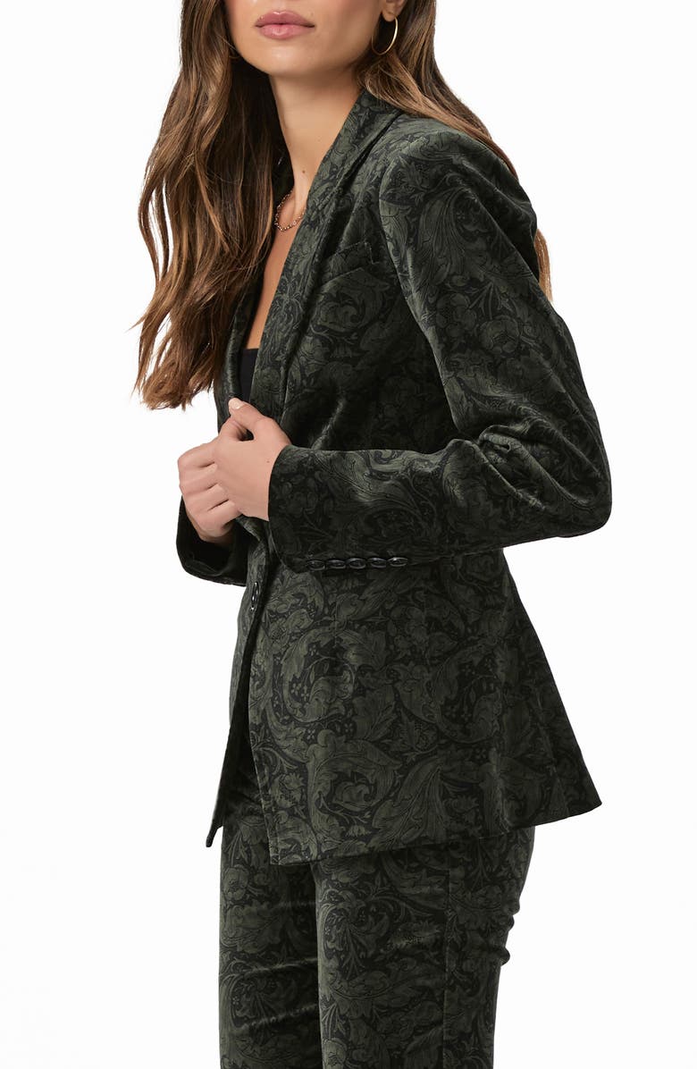PAIGE Chelsee Stretch Velvet Blazer | Nordstromrack
