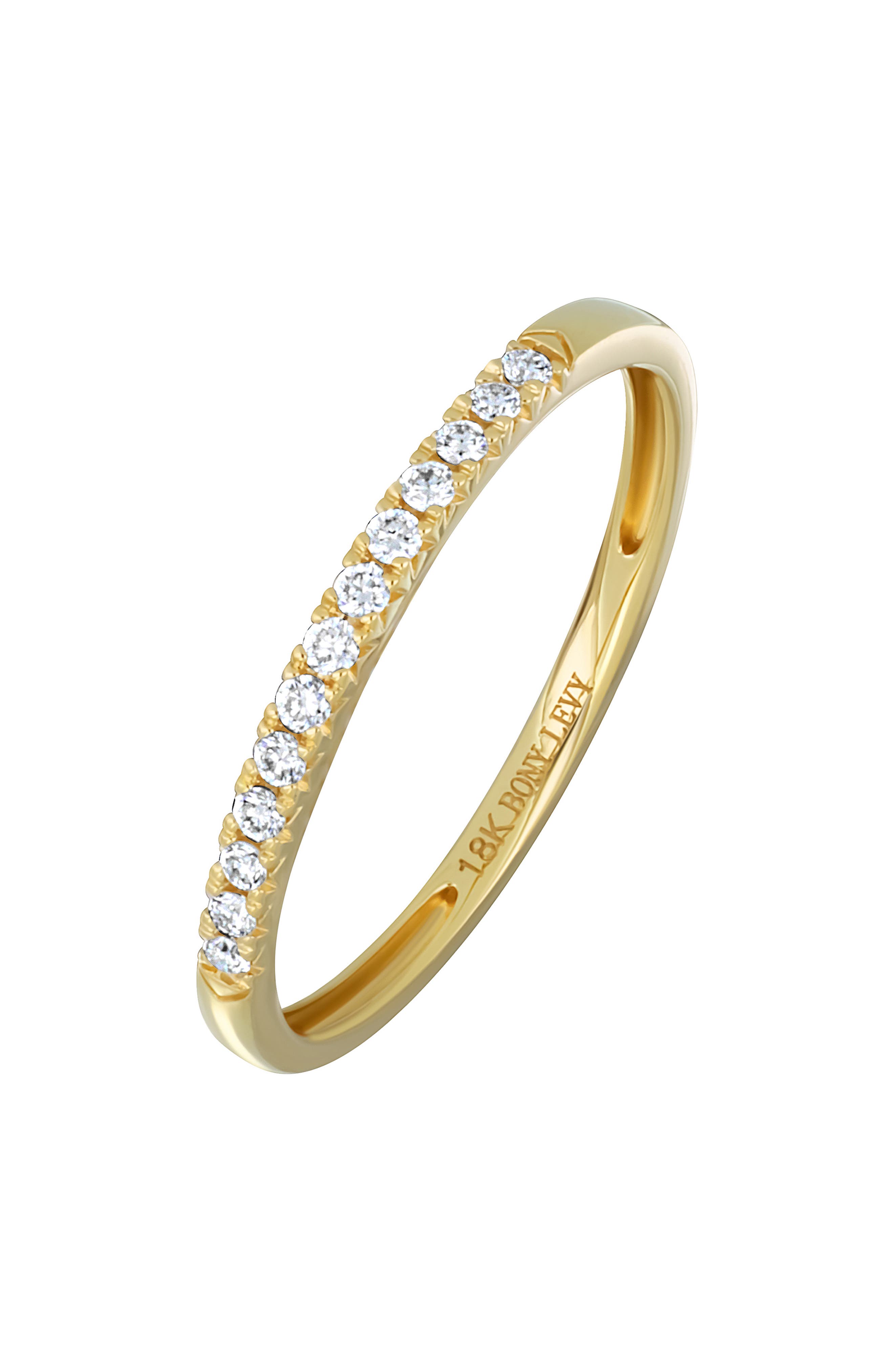 Bony Levy Pavé Diamond Stacking Ring | Nordstrom
