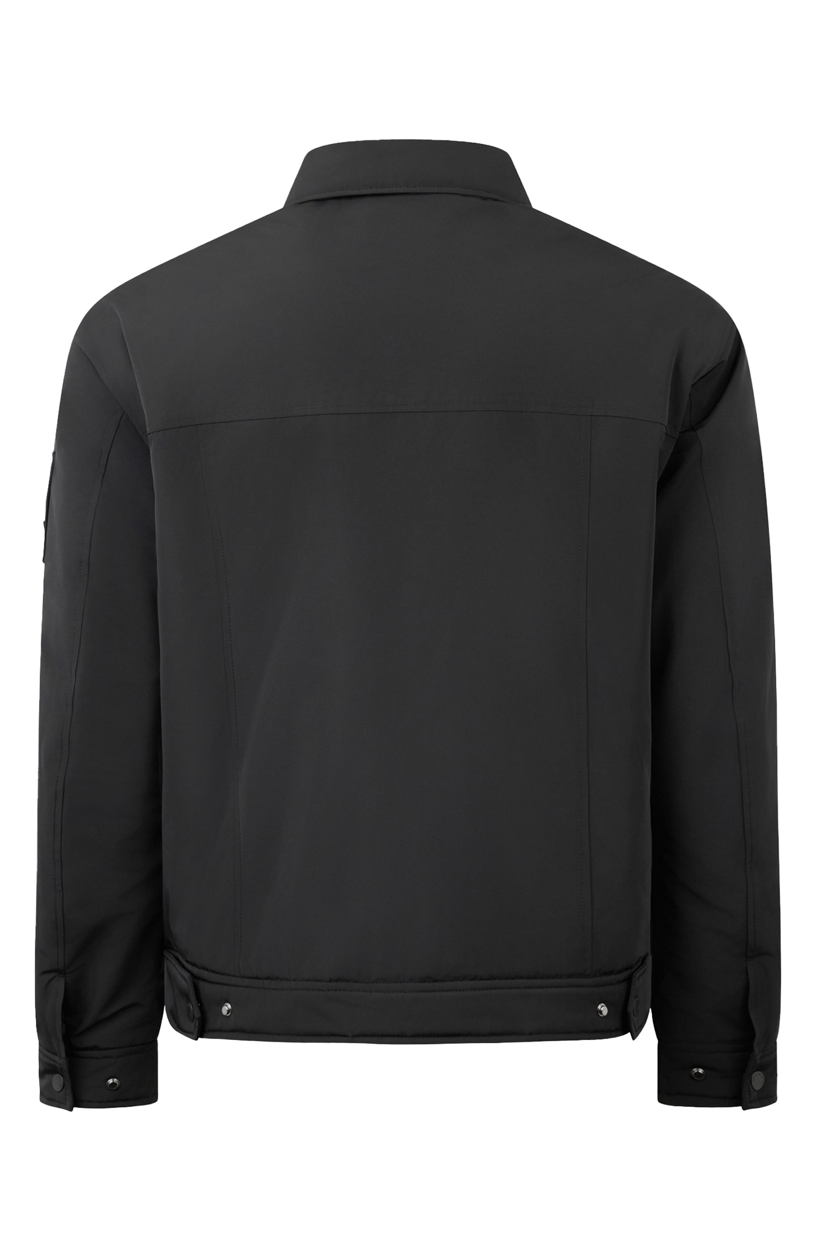 Moose Knuckles Jacque Bunny Water Resistant Faux Fur Lined Shirt Jacket ...