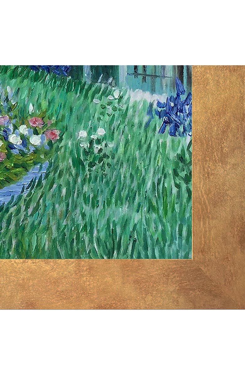 OVERSTOCK ART Vincent Van Gogh's The Garden of Daubigny Florentine Gold ...