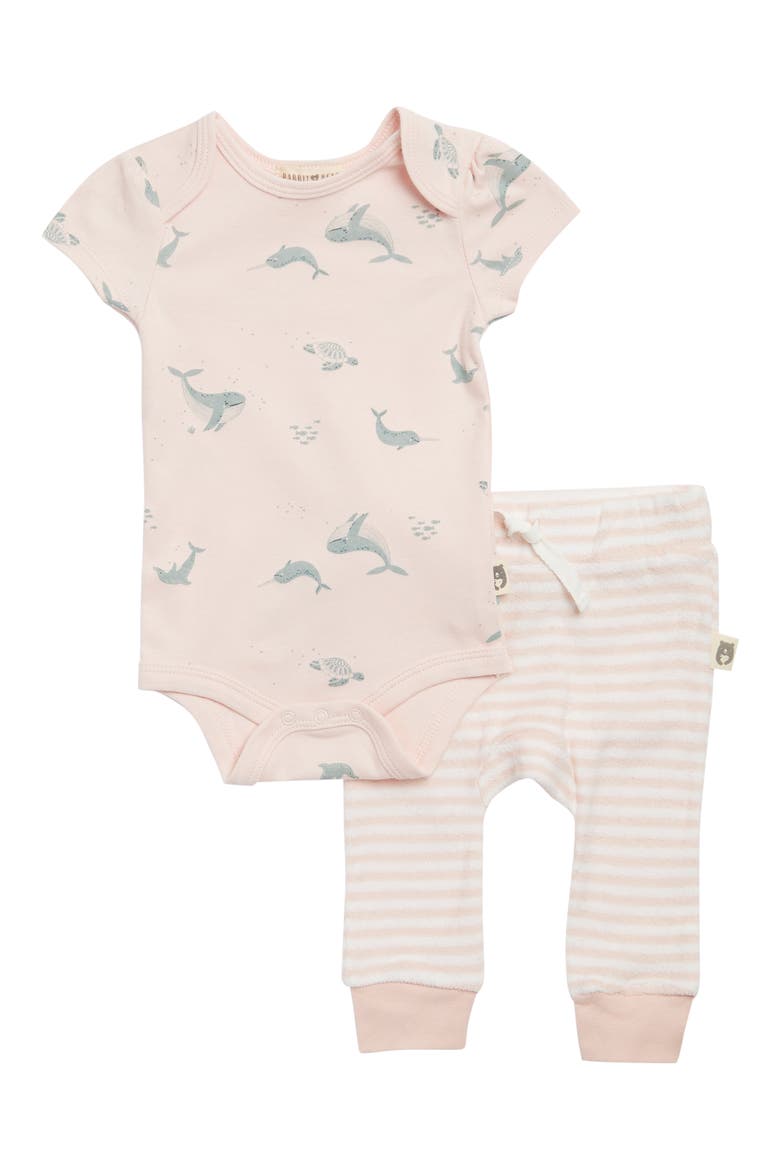 RABBIT AND BEAR ORGANIC Organic Cotton Bodysuit & Pants Set (Women ...