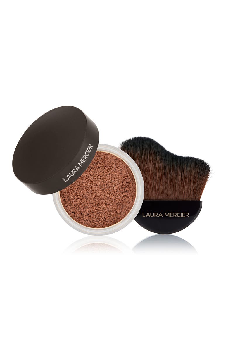 Translucent Loose Setting Powder Medium & Glow Powder Brush Set (Women ...