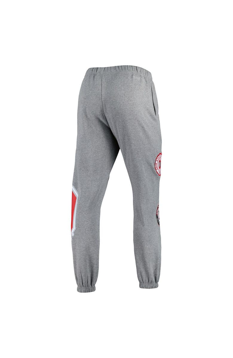 Mitchell & Ness Men's Mitchell & Ness Heather Gray Ohio State Buckeyes ...