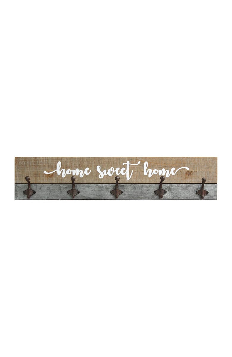 STRATTON HOME DECOR Multi Rustic Home Sweet Home Hooks | Nordstromrack
