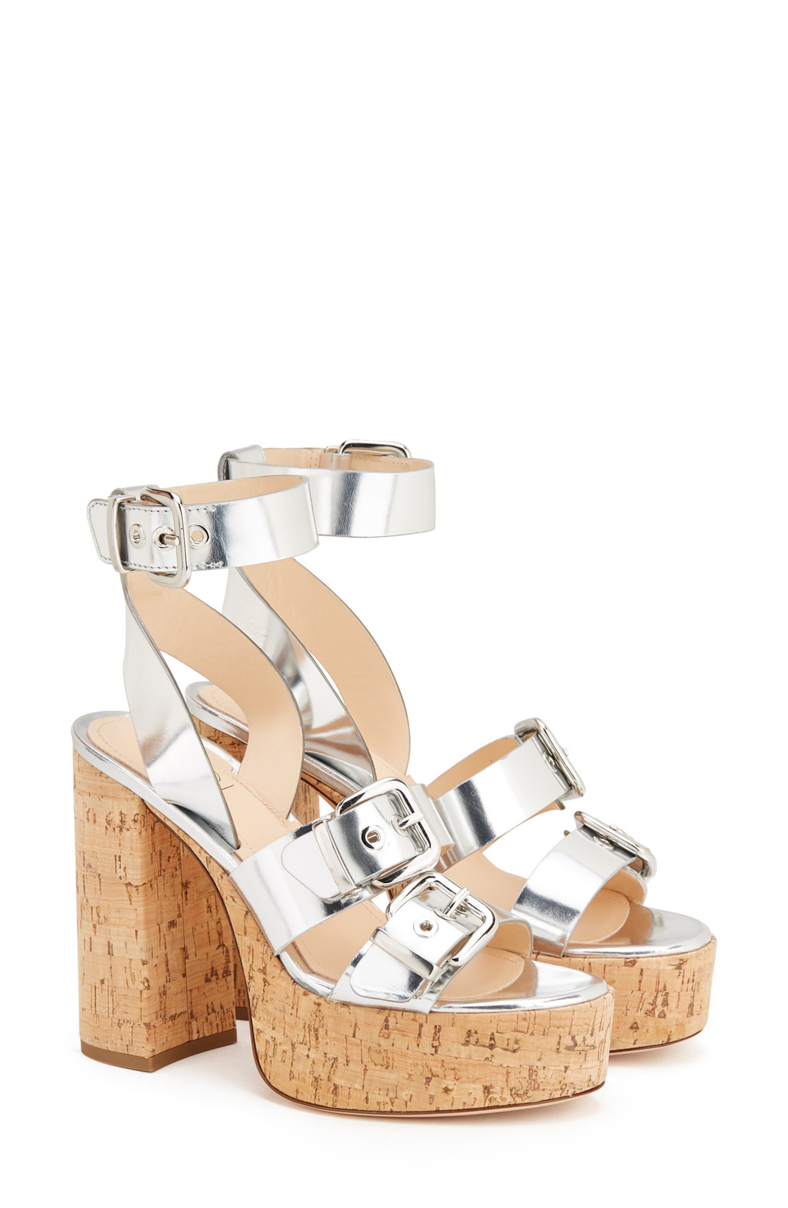 AGL Phile Metallic Platform Sandal (Women) | Nordstromrack