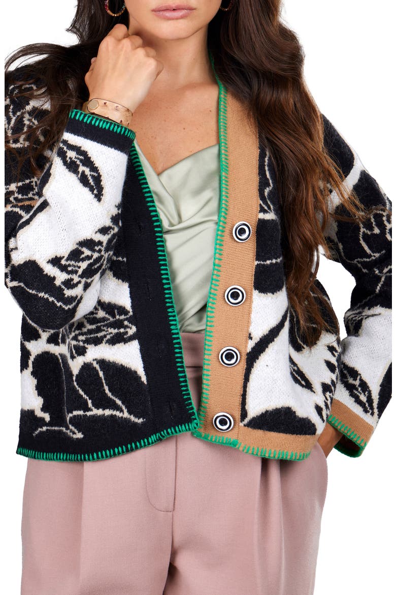 Floral Crop Cardigan (Women) | Nordstromrack