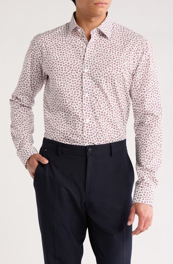 HUGO Valerio Regular Fit Cotton Dress Shirt | Nordstromrack