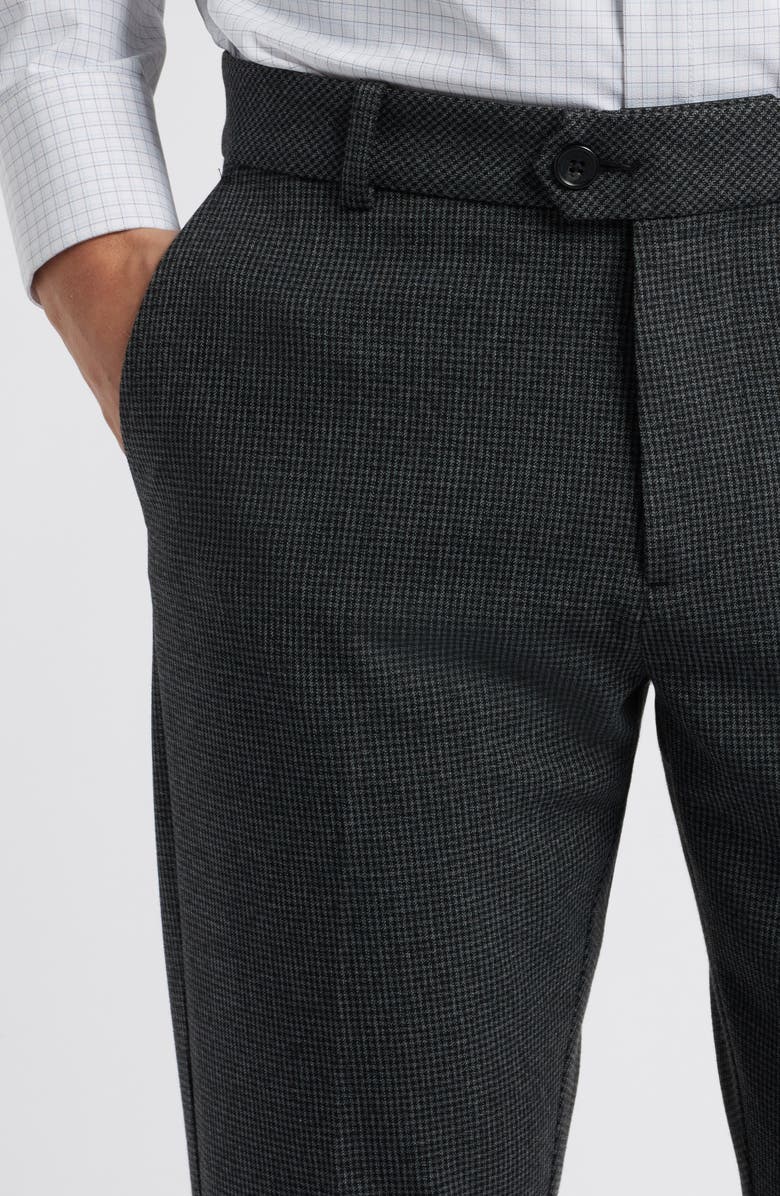 Mizzen+Main Watson Microcheck Wrinkle Resistant Stretch Flannel Dress ...