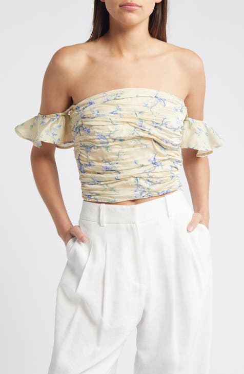 Women's Crop Top Off the Shoulder Tops | Nordstrom