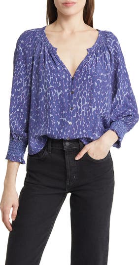 Rails Mariah Animal Spot Button-Up Blouse | Nordstromrack