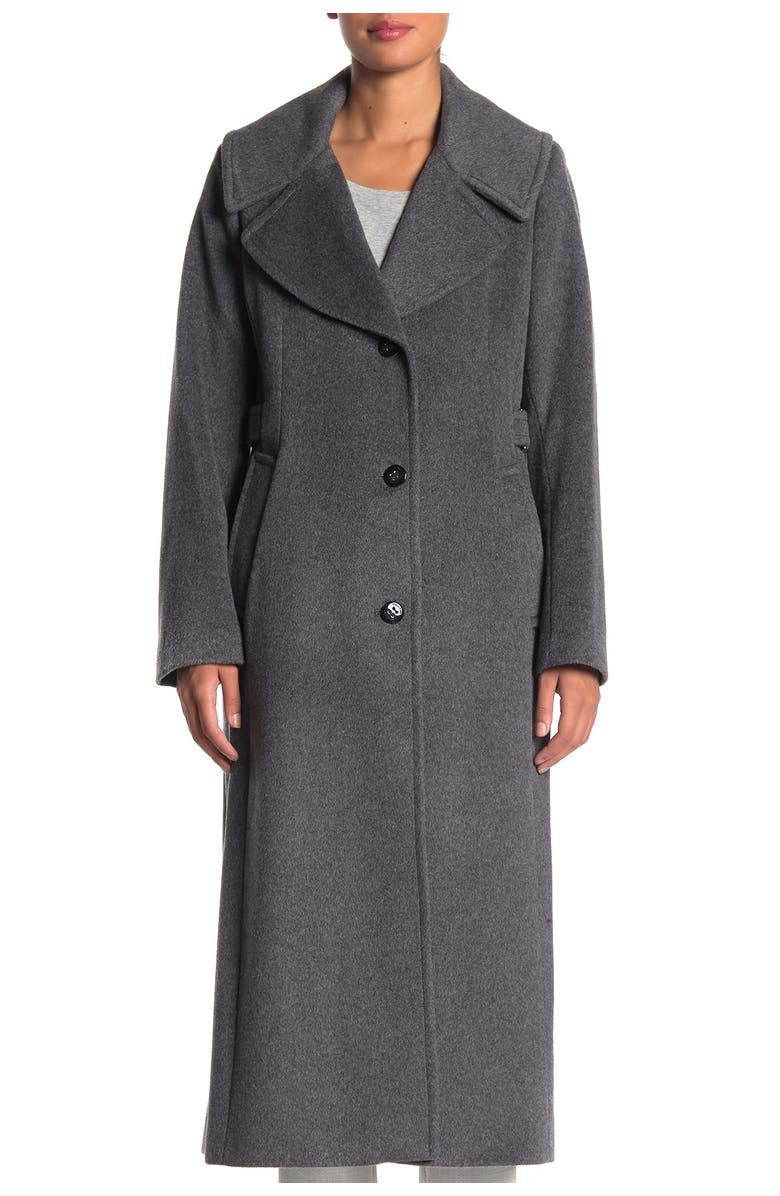 Calvin Klein Wool Blend Long Line Coat | Nordstromrack