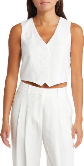 WAYF Layla Button-Up Vest | Nordstrom