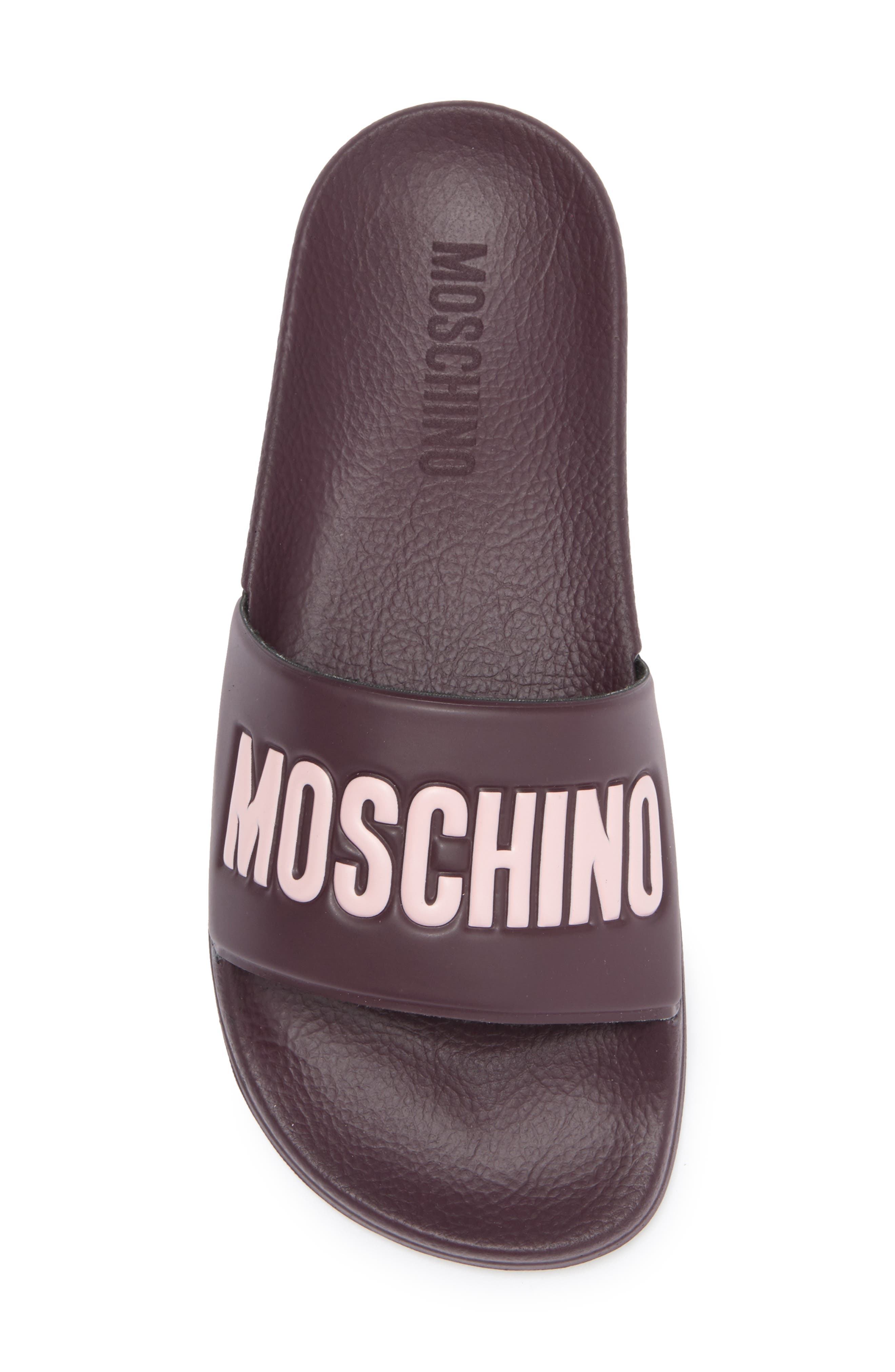Moschino Logo Pool Slide Sandal (Women) | Nordstromrack