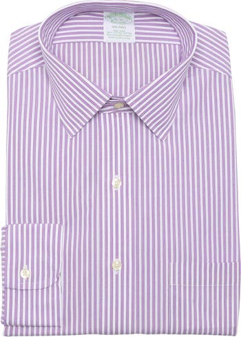 Brooks Brothers Striped Print Milano Slim Fit Dress Shirt | Nordstromrack