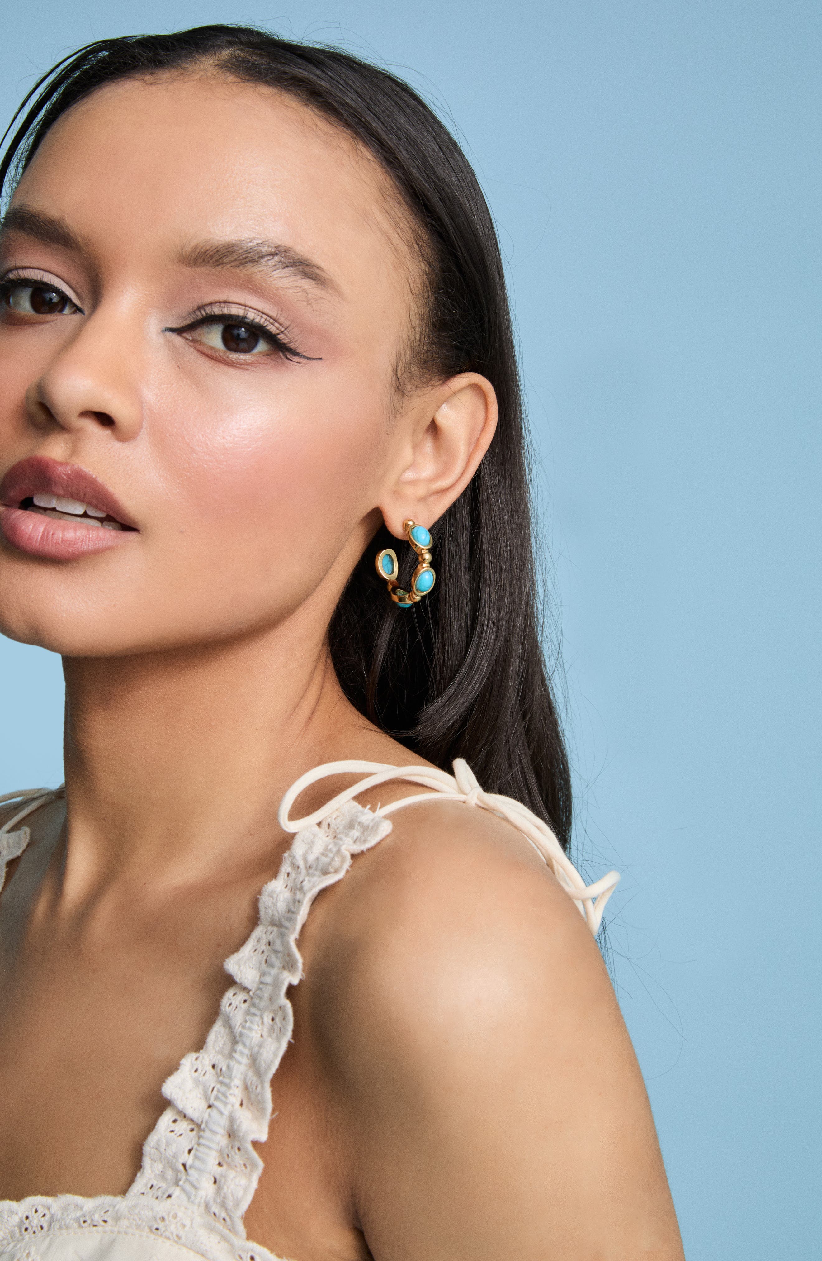 Petit Moments Bari Hoop Earrings | Nordstrom