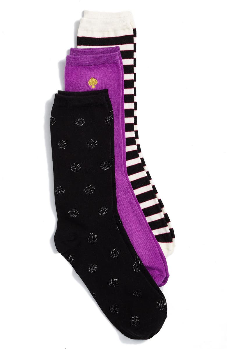 Kate Spade New York 3-pack crew socks | Nordstrom