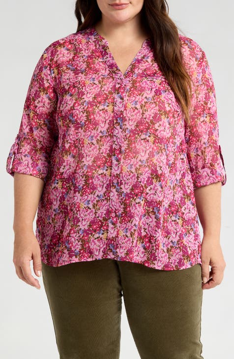 Pink Plus-Size Tops for Women | Nordstrom